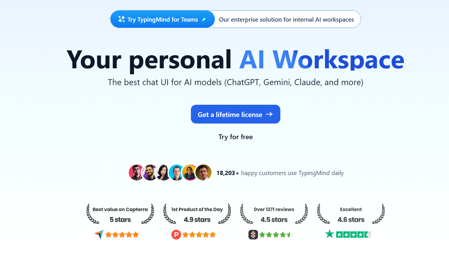 TypingMind - best ChatGPT alternative to create personal workspace - Applied AI Tools
